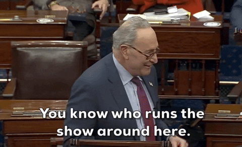Chuck Schumer GIF by GIPHY News - Find & Share on GIPHY