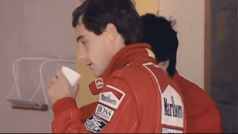 Formula 1 Drinking GIF by Ayrton Senna - Find & Share on GIPHY