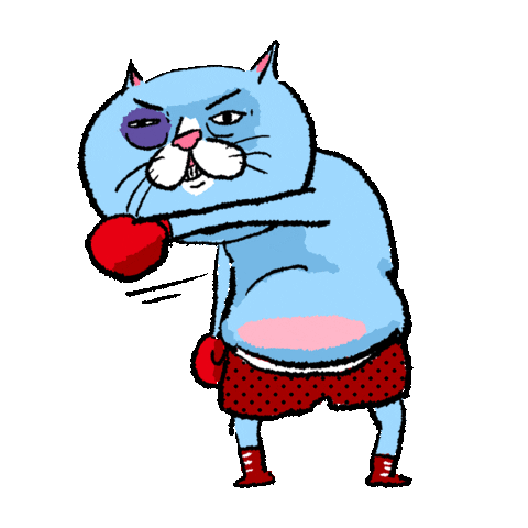 Fight Boxing Sticker by ehcat for iOS & Android | GIPHY