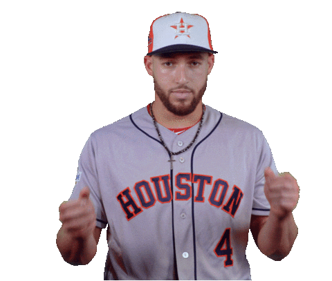 Houston Astros What Sticker by MLB for iOS & Android | GIPHY