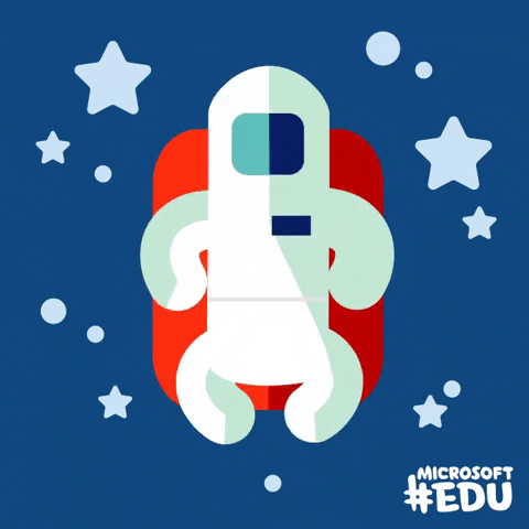 Happy Space GIF by Microsoft Education - Find & Share on GIPHY