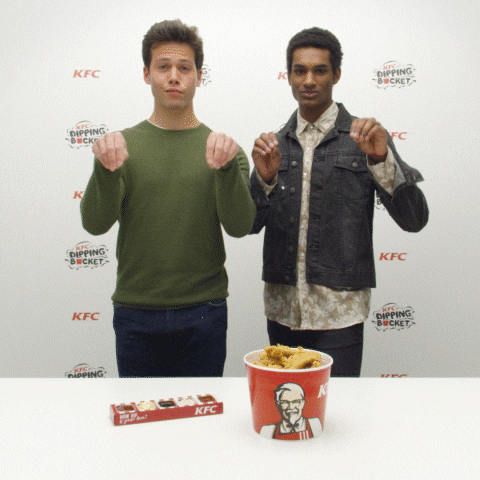 Fried Chicken Friends GIF by KFC Italy - Find & Share on GIPHY