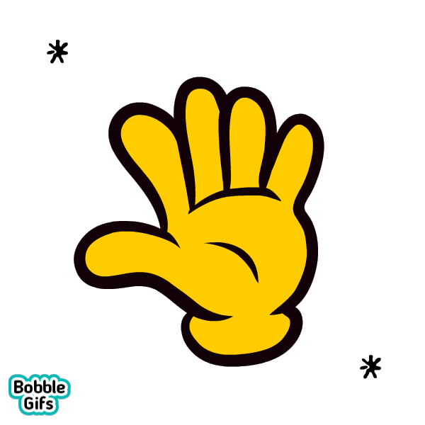 Wave Hello Sticker by Bobble for iOS & Android | GIPHY