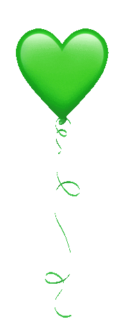 Green Balloon Tatbs Sticker by Tank and The Bangas for iOS & Android ...