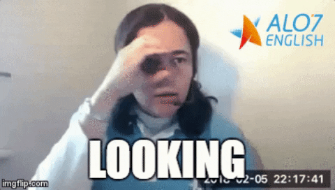 Total Physical Response Looking GIF by ALO7.com - Find & Share on GIPHY