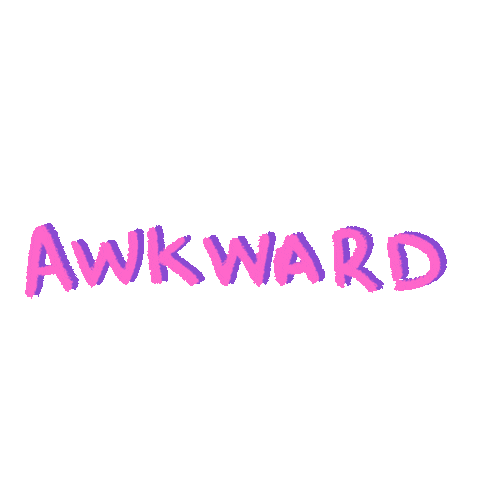 Awkward Awky Sticker by Originals for iOS & Android | GIPHY