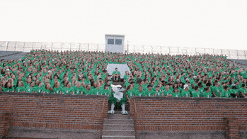 The Wave Crowd GIF by University of North Dakota - Find & Share on GIPHY