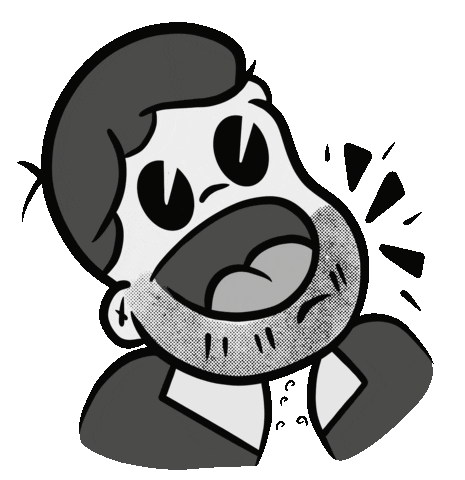 Animation Yell Sticker by Danny. for iOS & Android | GIPHY