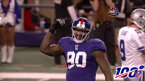 Celebrate New York Giants GIF by NFL - Find & Share on GIPHY