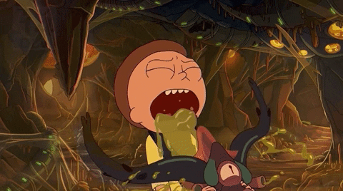Season 4 Vomit GIF by Rick and Morty - Find & Share on GIPHY
