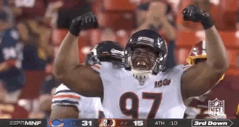 Flexing Chicago Bears GIF by NFL - Find & Share on GIPHY
