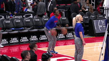 Bouncing Reggie Jackson GIF by NBA - Find & Share on GIPHY