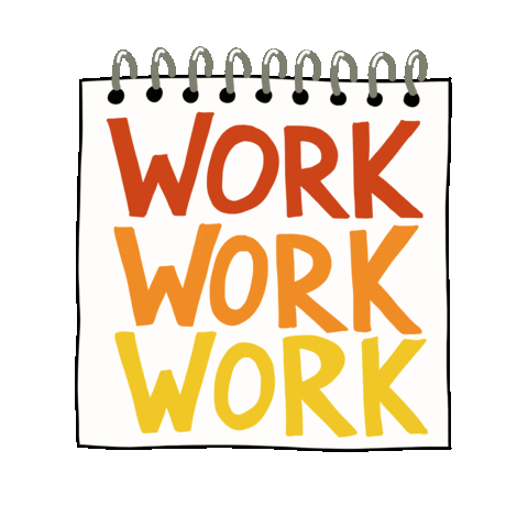 Hard Work Sticker by Daniela Nachtigall for iOS & Android | GIPHY