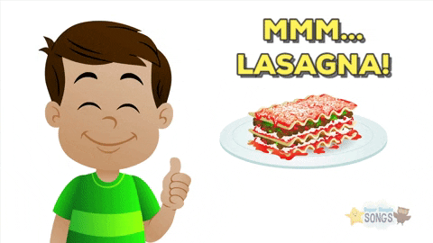 Lasagna GIF by Super Simple - Find & Share on GIPHY