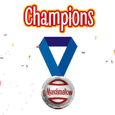 Winner Champions Sticker by Munchmallow for iOS & Android | GIPHY