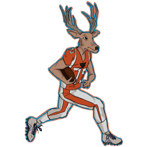 American Football Deer Sticker by Hacettepe University Department of ...