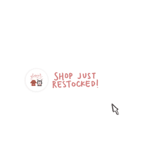 Shop Restock Sticker by Patricia Tjandra for iOS & Android | GIPHY