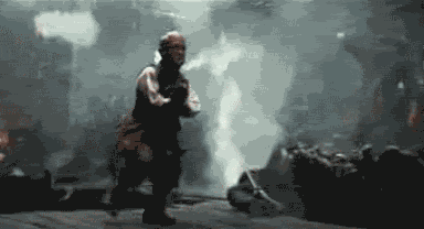 Two little men one big gun. You know what happens next. : r/videos