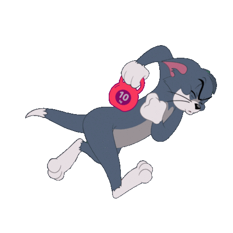 Tom And Jerry Running Sticker by Cartoon Network Asia for iOS & Android ...