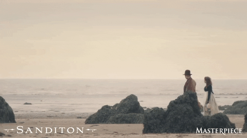 Beach Love GIF by MASTERPIECE | PBS - Find & Share on GIPHY