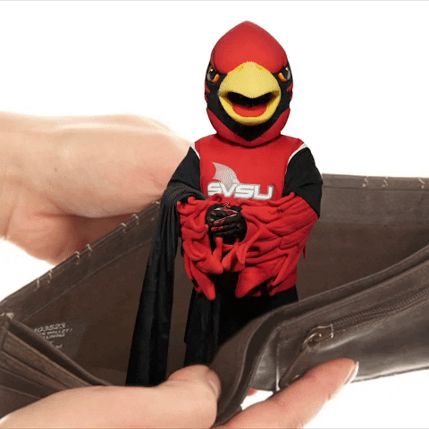 Money Travolta GIF by Saginaw Valley State University - Find & Share on ...