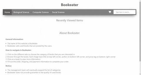 GitHub - XkyXI/Bookeater-Java-Servlet: An e-commerce website implemented with Java Servlets