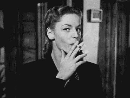 Black And White Smoking Find And Share On Giphy