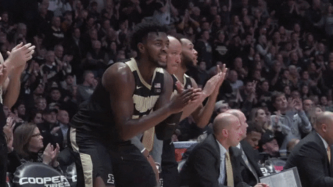 Basketball Clap GIF by Purdue Sports - Find & Share on GIPHY