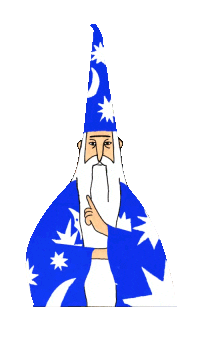 Cartoon Wizard Sticker by SYFY for iOS & Android | GIPHY