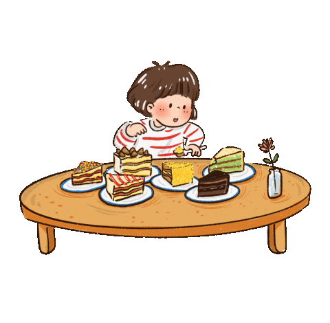 Cake Eating Sticker for iOS & Android | GIPHY
