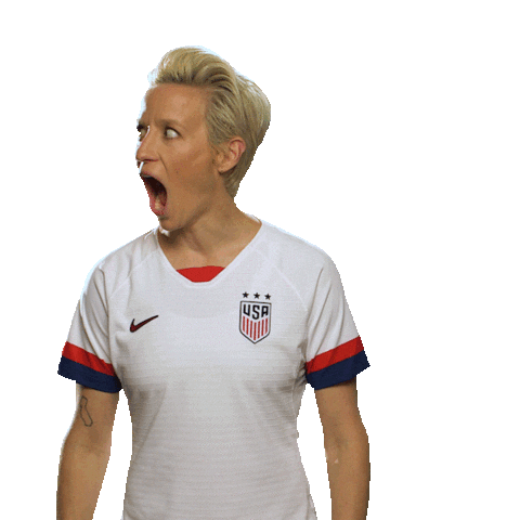 Megan Rapinoe Wow Sticker by U.S. Soccer Federation for iOS & Android ...