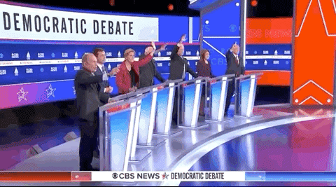 Democratic Debate GIF by CBS News - Find & Share on GIPHY