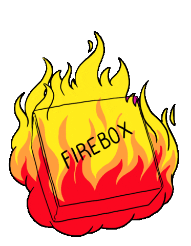 Box Burning Sticker by Firebox for iOS & Android | GIPHY