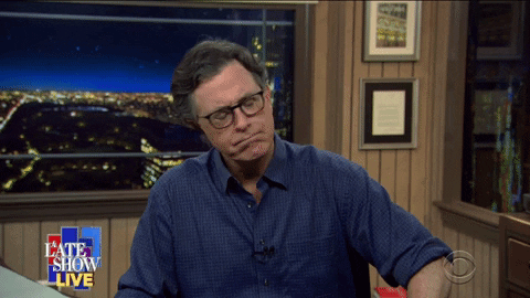 Confused Stephen Colbert GIF by The Late Show With Stephen Colbert ...