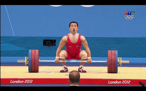 Just started weightlifting. 60 kg Clean. Am I doing it too much like a ...