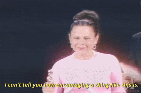 Encouraging Ruth Gordon GIF by The Academy Awards - Find & Share on GIPHY