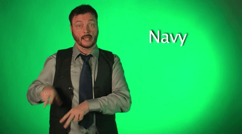 Sign Language Navy GIF by Sign with Robert - Find & Share on GIPHY