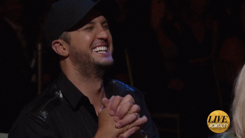 Luke Bryan Smile GIF by CMT Artists of the Year - Find & Share on GIPHY