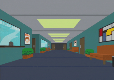 Hallway GIF by South Park - Find & Share on GIPHY