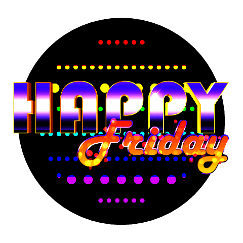 Happy Friday Sticker by Omer Studios for iOS & Android | GIPHY