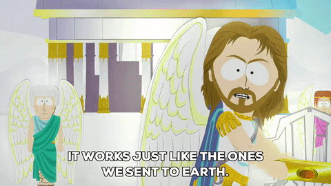 Angry Jesus GIF by South Park - Find & Share on GIPHY