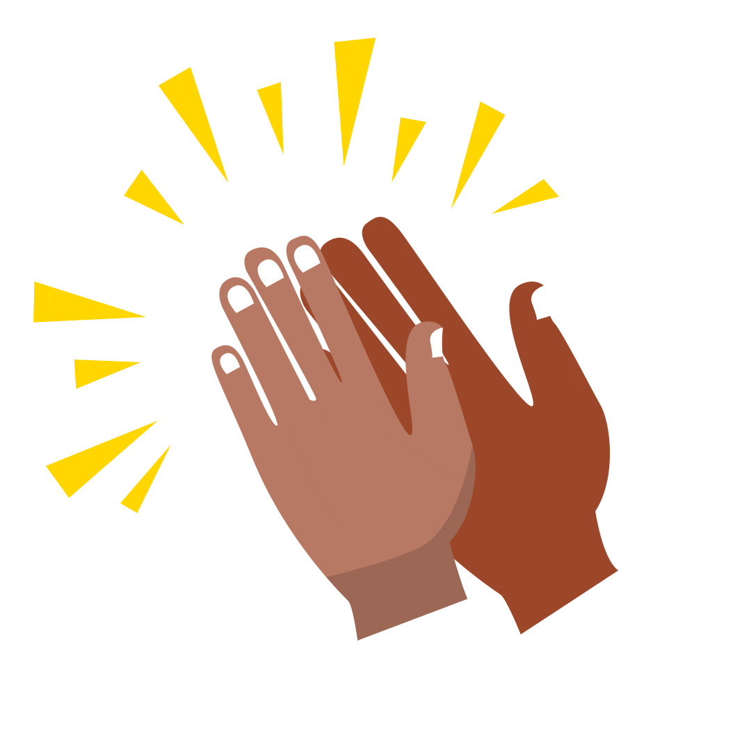 Hands Clapping Sticker by American Career College for iOS & Android | GIPHY