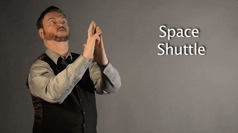 Space Shuttle GIF by Sign with Robert - Find & Share on GIPHY