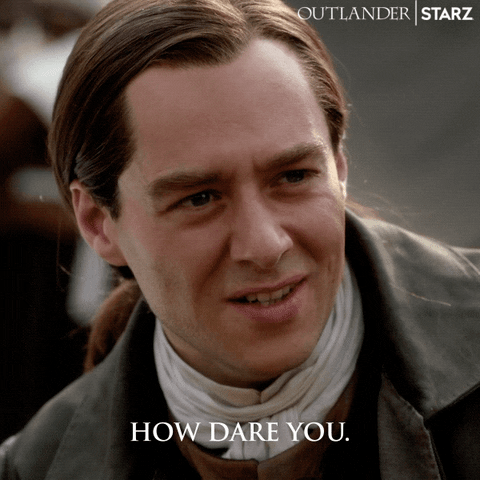Season 5 Reaction GIF by Outlander - Find & Share on GIPHY