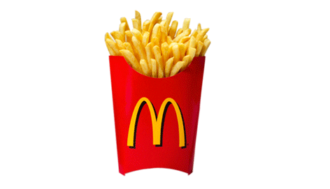 Fries Sticker by McDonald's Belgium for iOS & Android | GIPHY