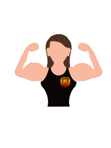 Strong Woman Crossfit Sticker by Bennu Soul for iOS & Android | GIPHY