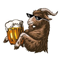 Beer Goat Sticker by Velkopopovický Kozel for iOS & Android | GIPHY