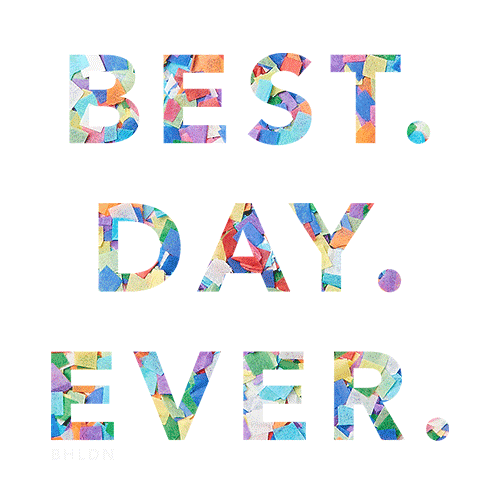 Best Day Ever Wedding Sticker by BHLDN for iOS & Android | GIPHY