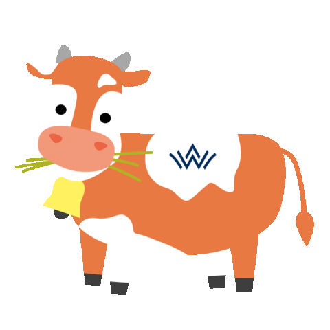 Cow Farm Sticker by Wilder Kaiser for iOS & Android | GIPHY