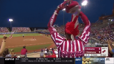 Softball Oklahoma GIF by NCAA Championships - Find & Share on GIPHY